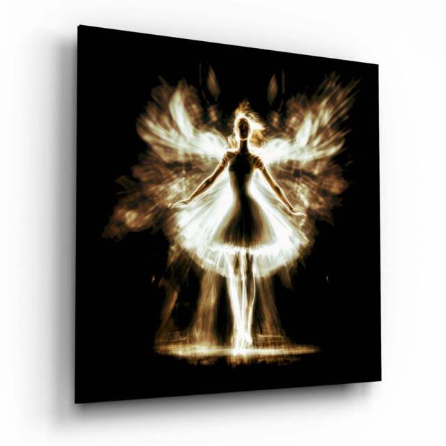 Flame Dancer Glass Wall Art -- Designers Collection - - That Home Shop ...
