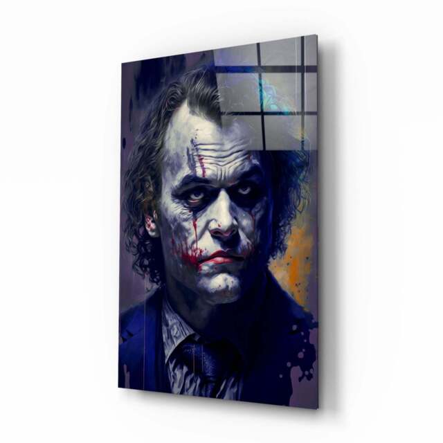 Joker Glass Wall Art -- Designer Collection - - That Home Shop by That ...