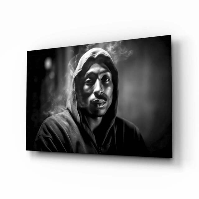 Tupac Glass Wall Art -- Designer Collection - - That Home Shop by That ...