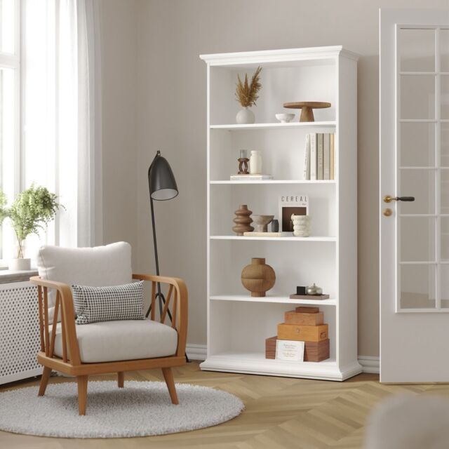 Paris Tall Bookcase - Matt Grey - That Home Shop by That Home Shop ...