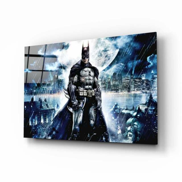 Batman Glass Wall Art - - That Home Shop by That Home Shop | ufurnish.com