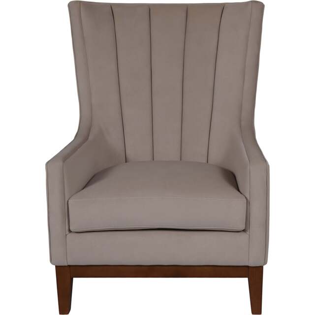 Rothbury Taupe Upholstered Occasional Chair - Taupe - That Home Shop ...