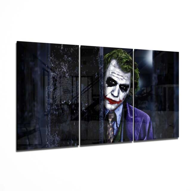 Joker Glass Art Mega Glass Wall Art - - That Home Shop by That Home ...