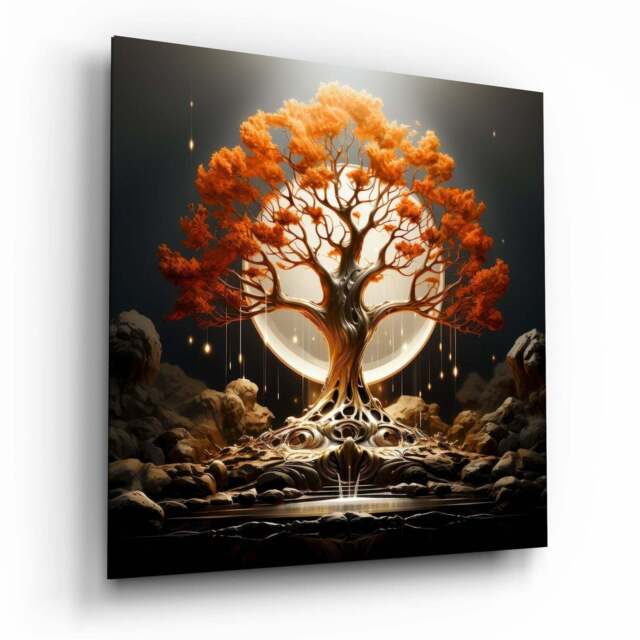 Tree of Life Glass Wall Art-- Designer's Collection - - That Home Shop ...