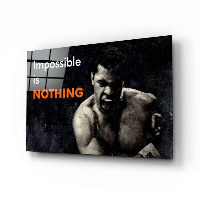 Muhammad Ali Glass Wall Art - - That Home Shop by That Home Shop ...