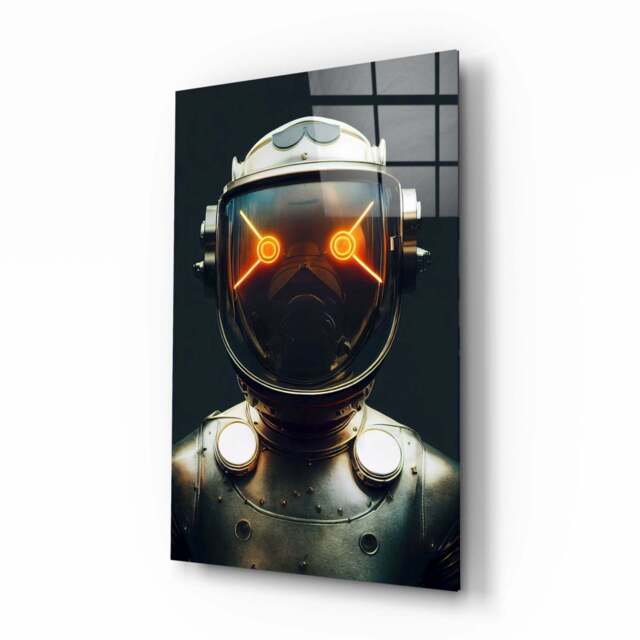 Robotic View Glass Wall Art -- Designer Collection - - That Home Shop ...