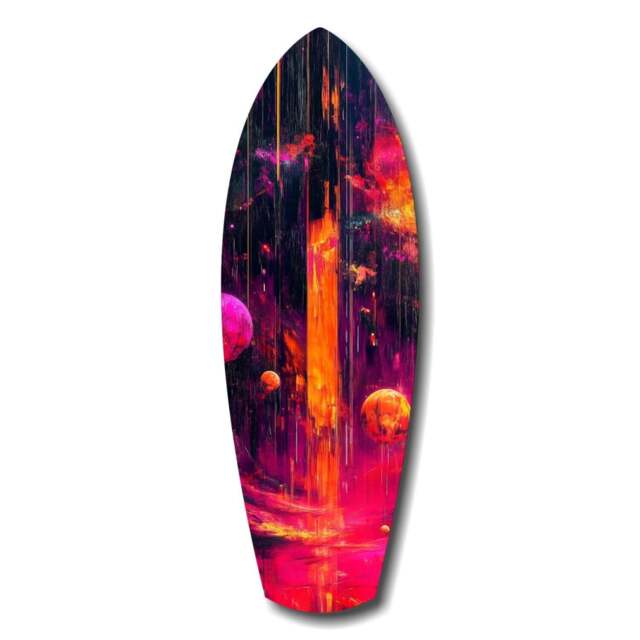 Kinetic Cosmos Glass Wall Art - - That Home Shop by That Home Shop ...