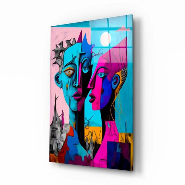 Intimacy Glass Wall Art -- Designer Collection - - That Home Shop by ...