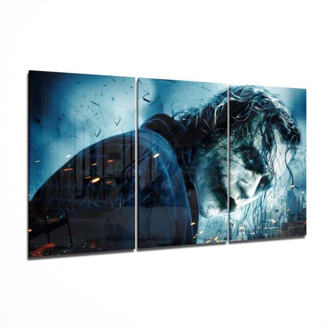 Joker Glass Art Mega Glass Wall Art - - That Home Shop by That Home ...