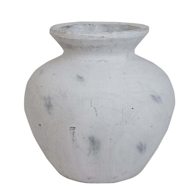 Darcy Antique White Vase - Stone - That Home Shop by That Home Shop ...