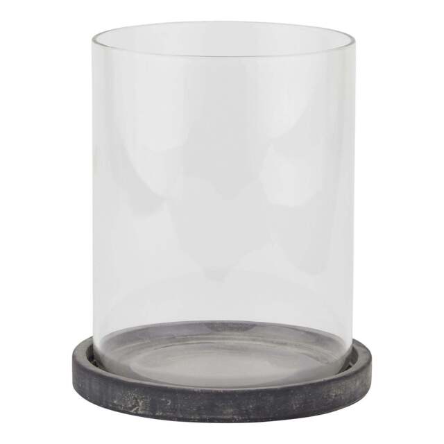Amalfi Grey Large Hurricane Lantern - Grey - That Home Shop by That ...