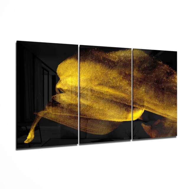 Yellow Touch Glass Art Mega Glass Wall Art - - That Home Shop by That ...