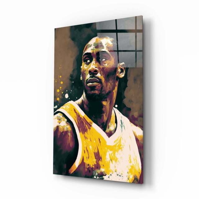 Kobe Bryant Glass Wall Art -- Designer Collection - - That Home Shop by ...