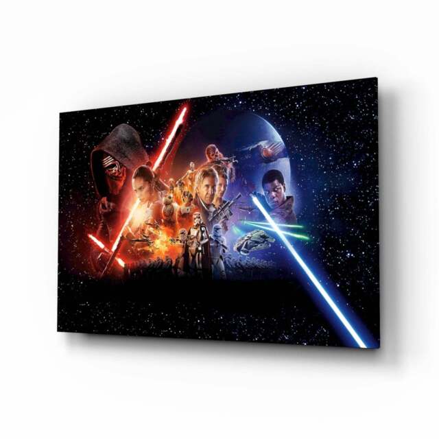 Star Wars Glass Wall Art - - That Home Shop by That Home Shop ...