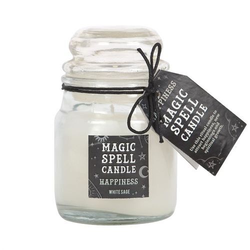 White Sage 'Happiness' Spell Candle Jar - - That Home Shop by That Home ...