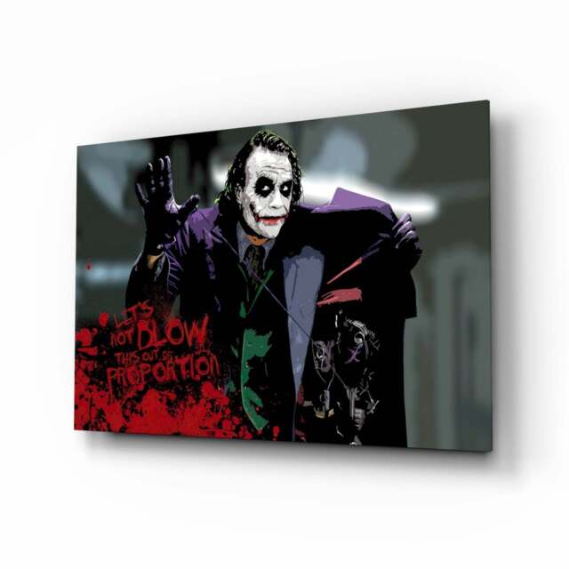 Joker Glass Art - - That Home Shop by That Home Shop | ufurnish.com