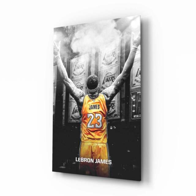 Lebron James Glass Wall Art - - That Home Shop by That Home Shop ...