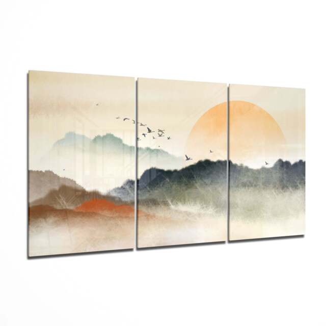 Sunset Glass Art Mega Glass Wall Art - - That Home Shop by That Home ...
