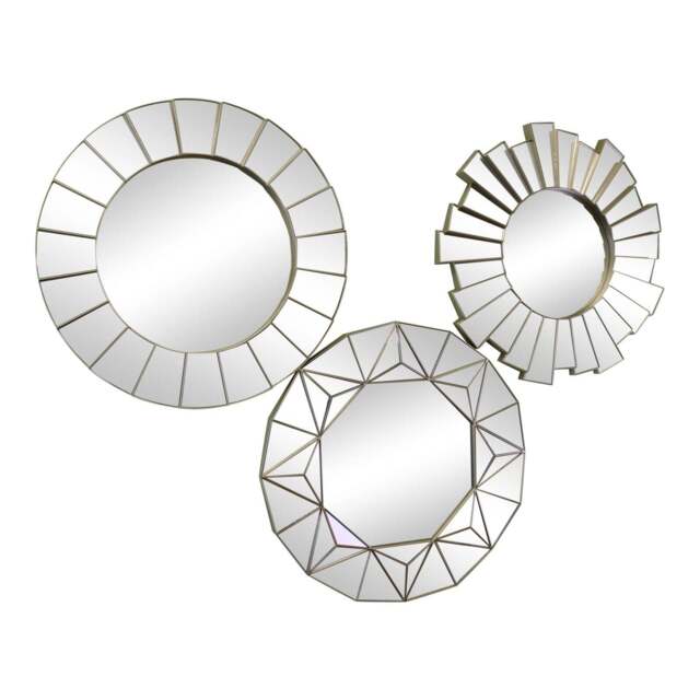 Set of 3 Geometric Style Mirrors - - That Home Shop by That Home Shop ...