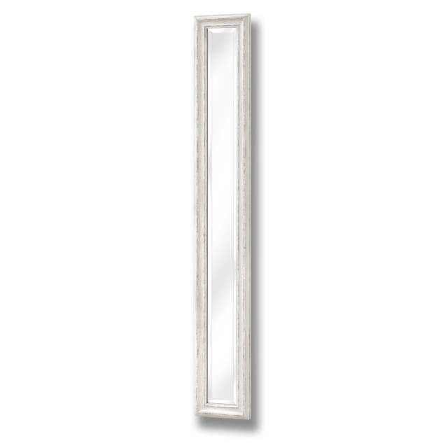 Antique White Frame Narrow Wall Mirror - White - That Home Shop by That ...