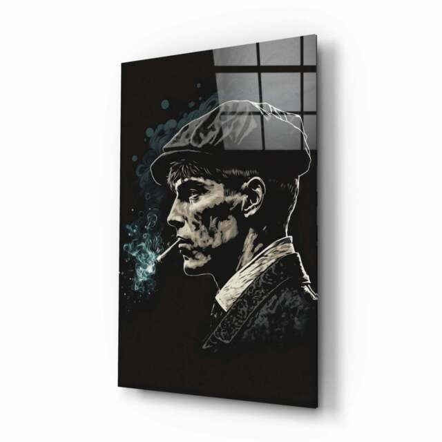 Thomas Shelby - Peaky Blinders Glass Wall Art -- Designer Collection ...