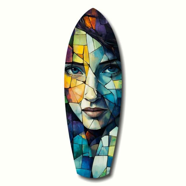 Fragmented Beauty Glass Wall Art - - That Home Shop by That Home Shop ...