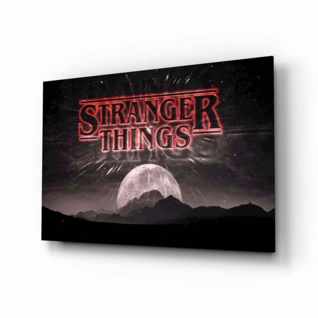 Stranger Things Glass Wall Art - - That Home Shop by That Home Shop ...