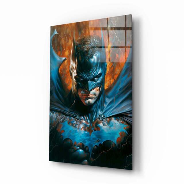 Bloody Batman Glass Wall Art -- Designer Collection - - That Home Shop ...