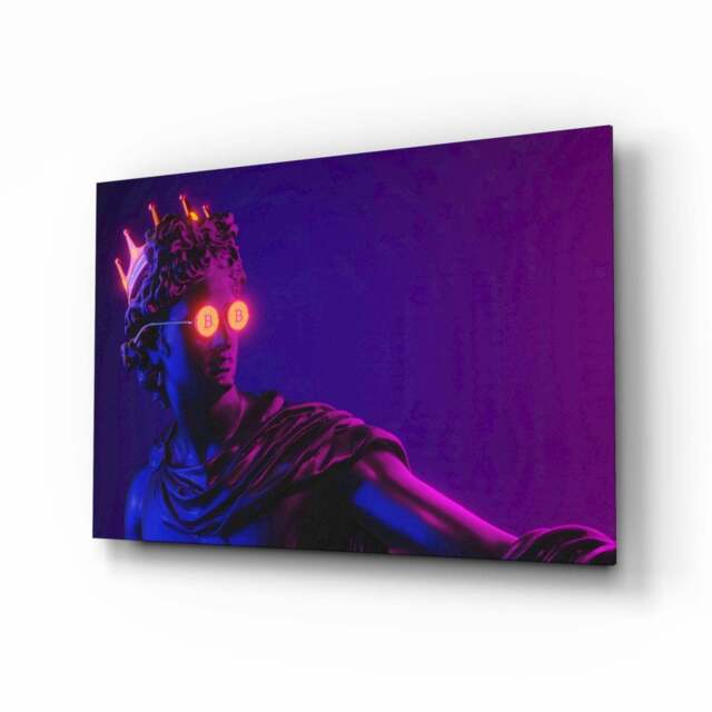 Cool Statue Glass Wall Art - - That Home Shop by That Home Shop ...