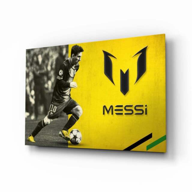 Messi Glass Wall Art - - That Home Shop by That Home Shop | ufurnish.com