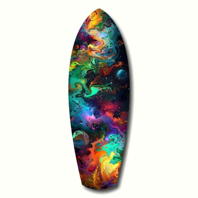 Kinetic Cosmos Glass Wall Art - - That Home Shop by That Home Shop ...