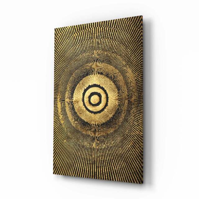 Abstract Loop Glass Wall Art - - That Home Shop by That Home Shop ...