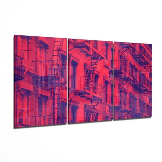 Buildings Glass Art Mega Glass Wall Art - - That Home Shop by That Home ...