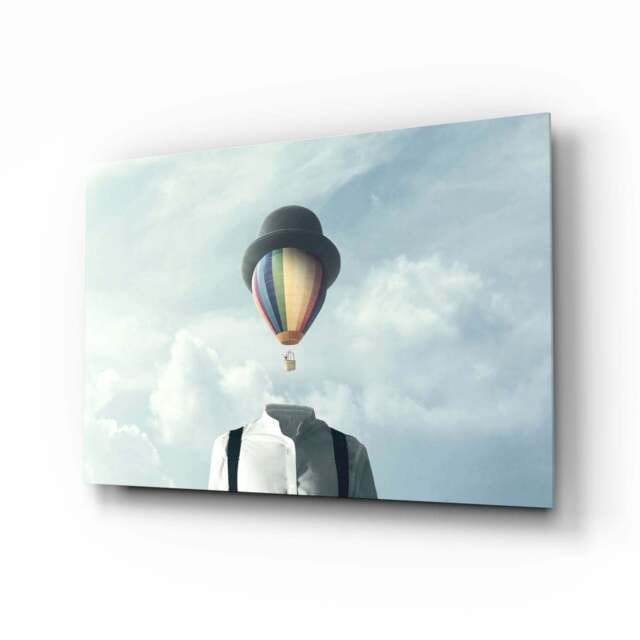Balloon Heads Glass Wall Art - - That Home Shop by That Home Shop ...