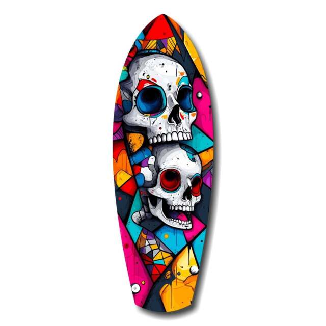 Vintage Skulls Glass Wall Art - - That Home Shop by That Home Shop ...