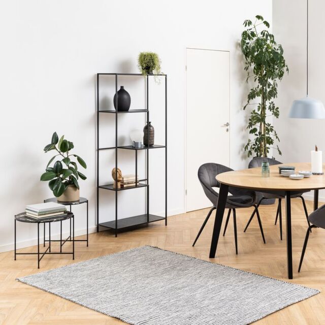 Infinity Bookcase with 4 shelves in Black - - That Home Shop by That ...