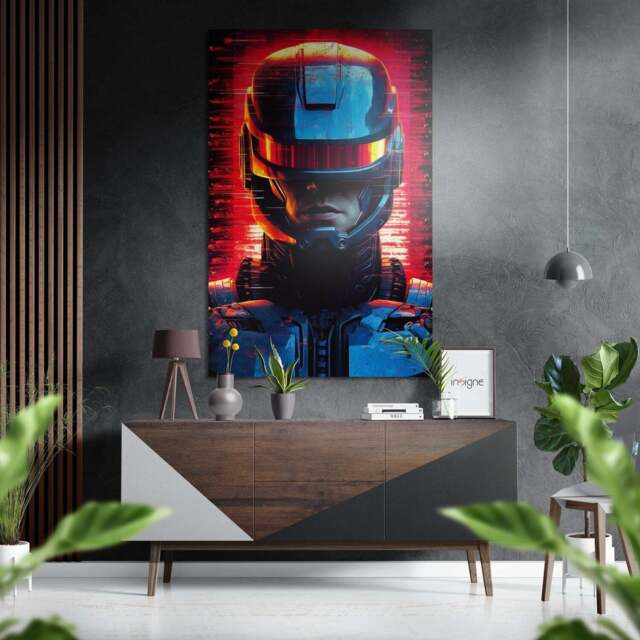 Robocop Brushed Aluminium Dibond Wall Art - - That Home Shop by That ...