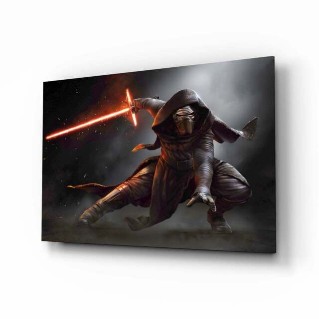 Kylo Ren Glass Wall Art - - That Home Shop by That Home Shop | ufurnish.com