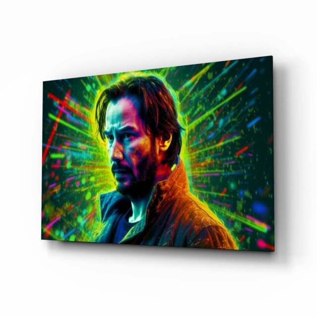 Keanu Reeves Glass Wall Art -- Designer Collection - - That Home Shop ...