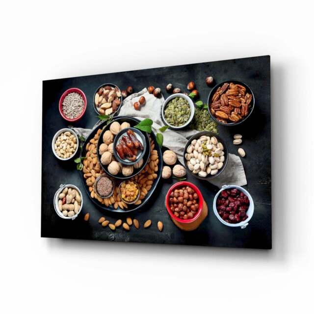 Nuts Glass Wall Art - - That Home Shop by That Home Shop | ufurnish.com
