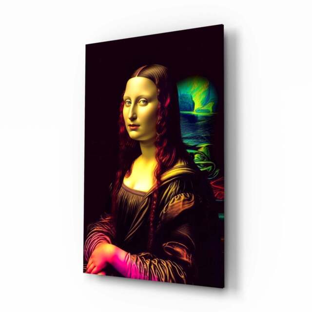 Mona Lisa V2 Glass Wall Art -- Designer Collection - - That Home Shop ...