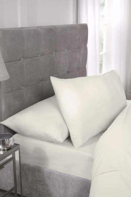 180 Thread Count Percale Extra Deep Fitted Sheet - White - That Home ...