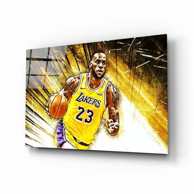 Lebron James Glass Wall Art - - That Home Shop by That Home Shop ...
