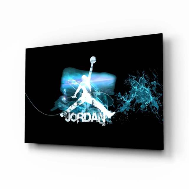 Michael Jordan Glass Wall Art - - That Home Shop by That Home Shop ...