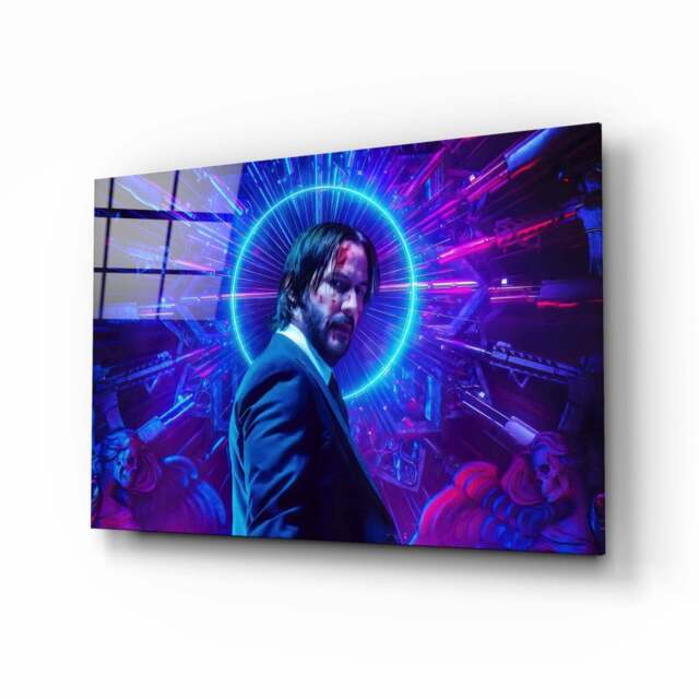 Keanu Reeves Glass Wall Art - - That Home Shop by That Home Shop ...