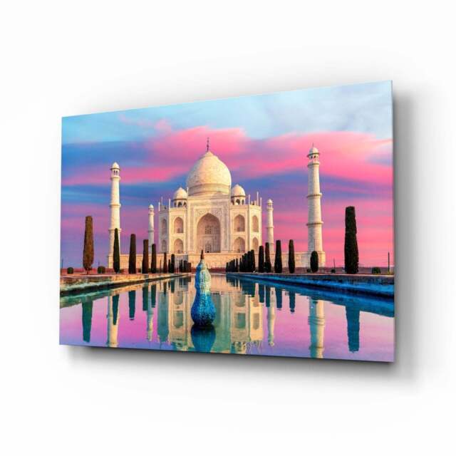 Taj Mahal Glass Wall Art - - That Home Shop by That Home Shop ...