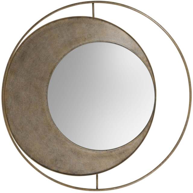 Concentric Circles Iron Mirror - Aged Gold - That Home Shop by That ...