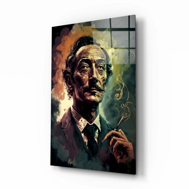 Salvador Dali Glass Wall Art -- Designer Collection - - That Home Shop ...