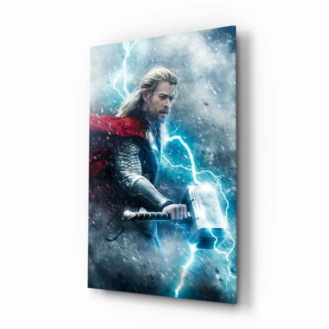 Thor Glass Wall Art - - That Home Shop by That Home Shop | ufurnish.com