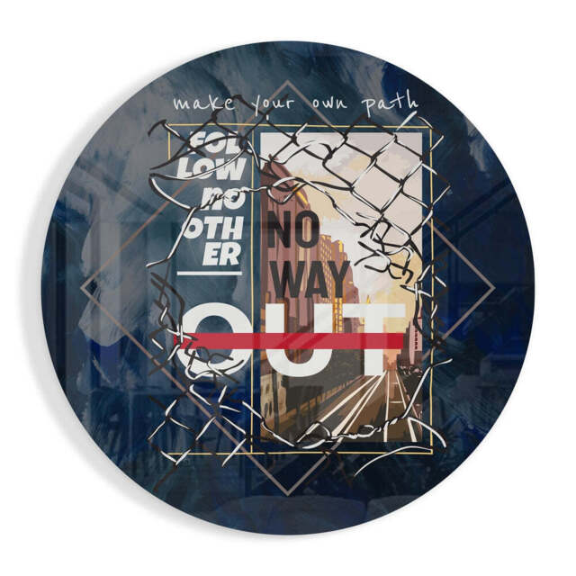 Words â€“ Make Your Way Glass Wall Art - - That Home Shop by That Home ...